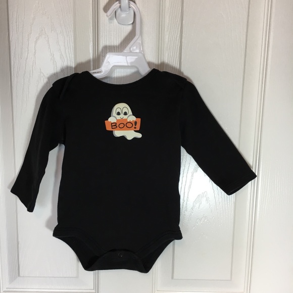 One Pieces | 6 To 9 Months Halloween Boo Longsleeved Bodysuit | Poshmark